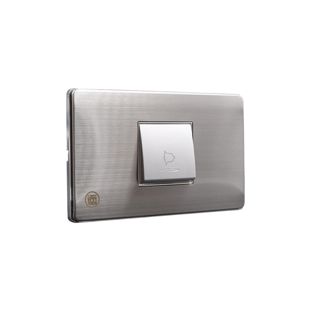 INTERRUPTOR T/TIMBRE (PLATEADO) ALUMINIO+CROMADO HEA (METALIC) - Hyper ...