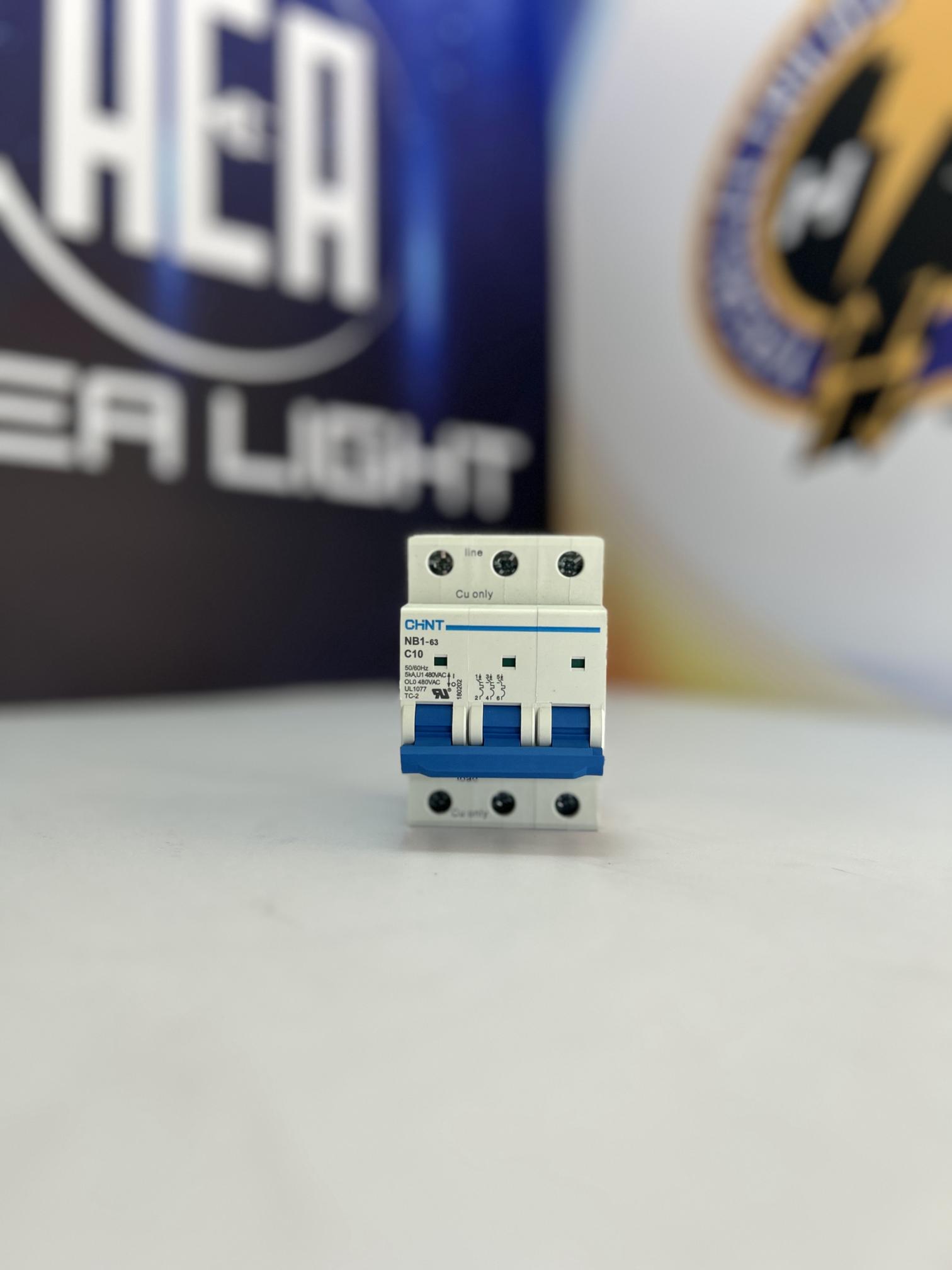 BREAKER 3P 10A 230/400V NB1-63 CHINT - Hyper Eléctricos