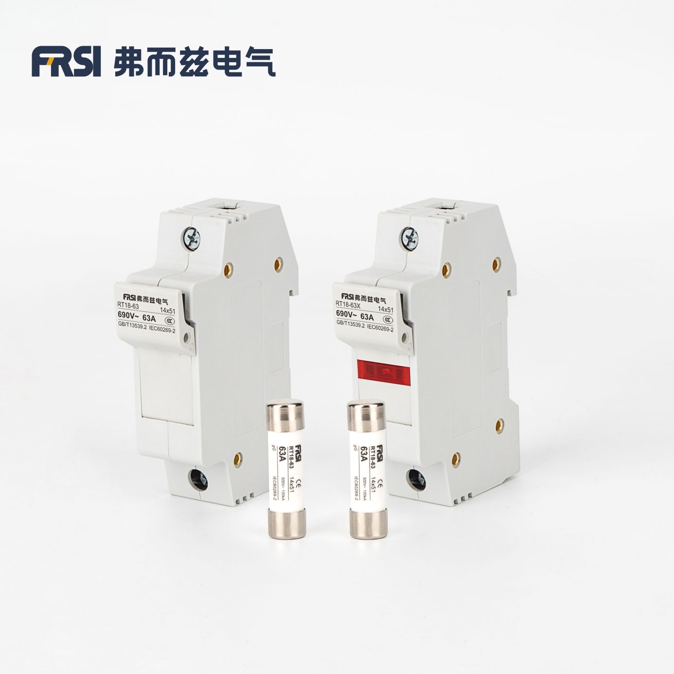 PORTAFUSIBLE RT18-63X 1P 14 X 51MM 63A ANDELI - Hyper Eléctricos